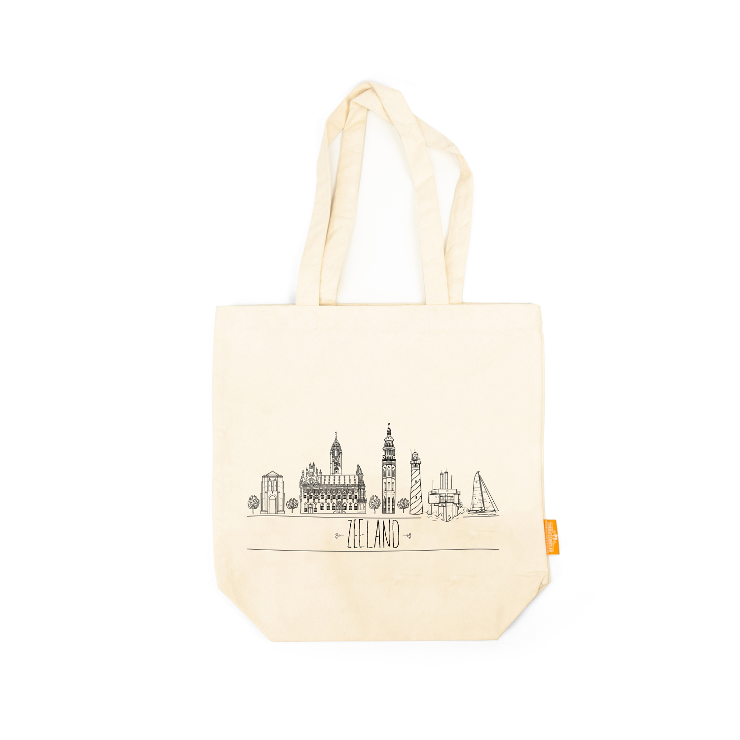 Tote Bag Doodle Zeeland - The Dutchies